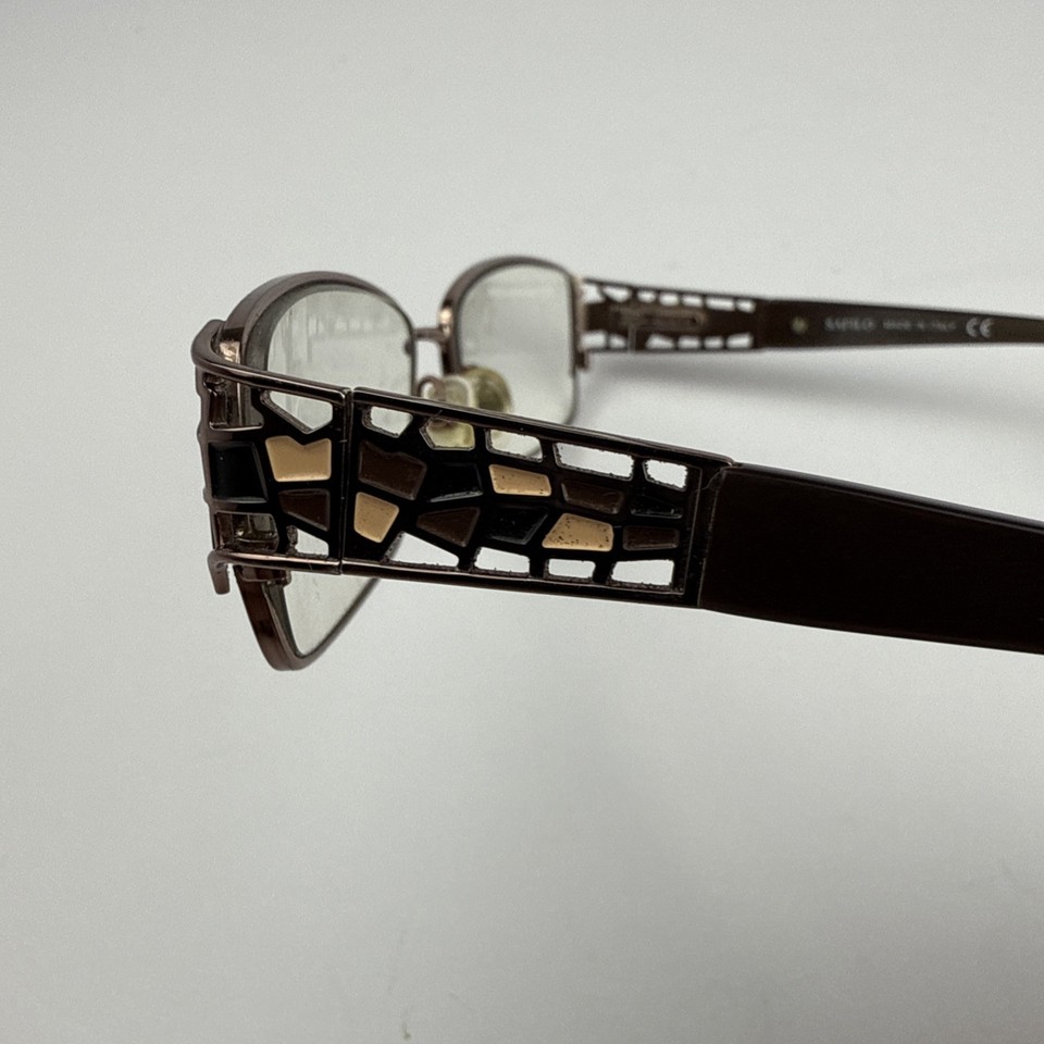 Safilo Emozioni Eyeglasses Frames Only 4342 0JSZ Women's Brown 54-16 ...