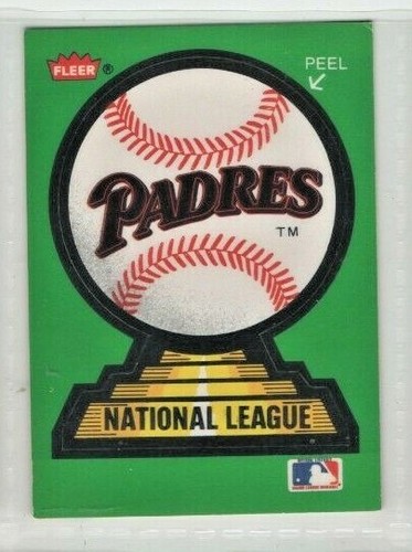 Padres- 1988 Fleer Baseball TEAM STICKERS - # NNO | eBay