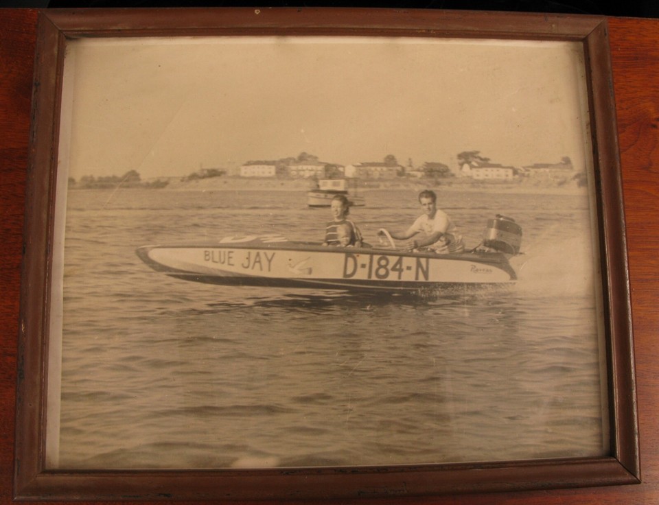 VTG SPEEDBOAT RUNABOUT OUTBOARD MOTOR BOAT PHOTOGRAPH HYDROPLANE RACE ...