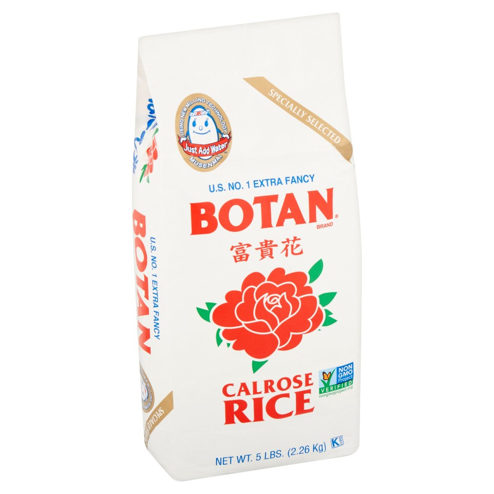 Botan Calrose Rice, Medium Grain, also known as sticky rice, non-GMO ...