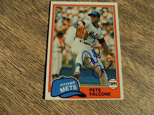 1981 TOPPS #117 PETE FALCONE NEW YORK METS SIGNED AUTOGRAPHED | eBay