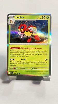 Ledian 3/142 HOLO | Pokemon TCG | Stellar Crown | eBay