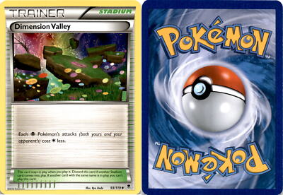 2014 Pokemon, Phantom Forces, #93/119 Dimension Valley, Uncommon | eBay