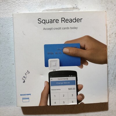 Square A-PKG-0206-01 Credit Debit Card Reader - White for Phone Use ...