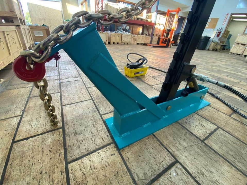 Pulling Post Frame Straightener Frame Machine | Steel | Aftermarket ...