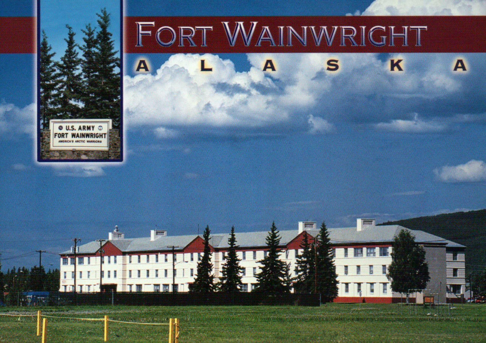 Fort Wainwright Fairbanks Alaska US Army 1st Brigade Quarters, Military ...