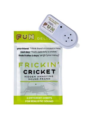 3Count Frickin Cricket Hidden Annoying Realistic Sound Prank High ...