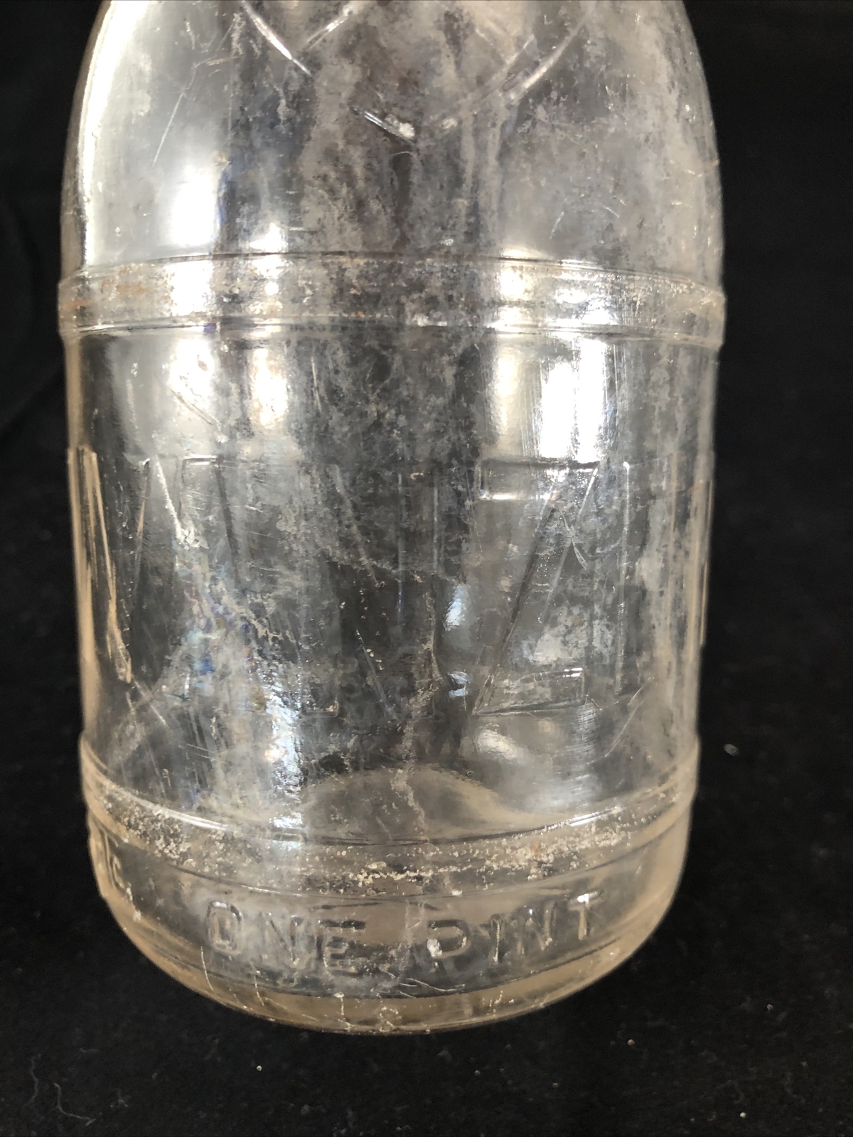 Vintage Wanzer Dairy 1 Pint Glass Milk Bottle Chicago | eBay