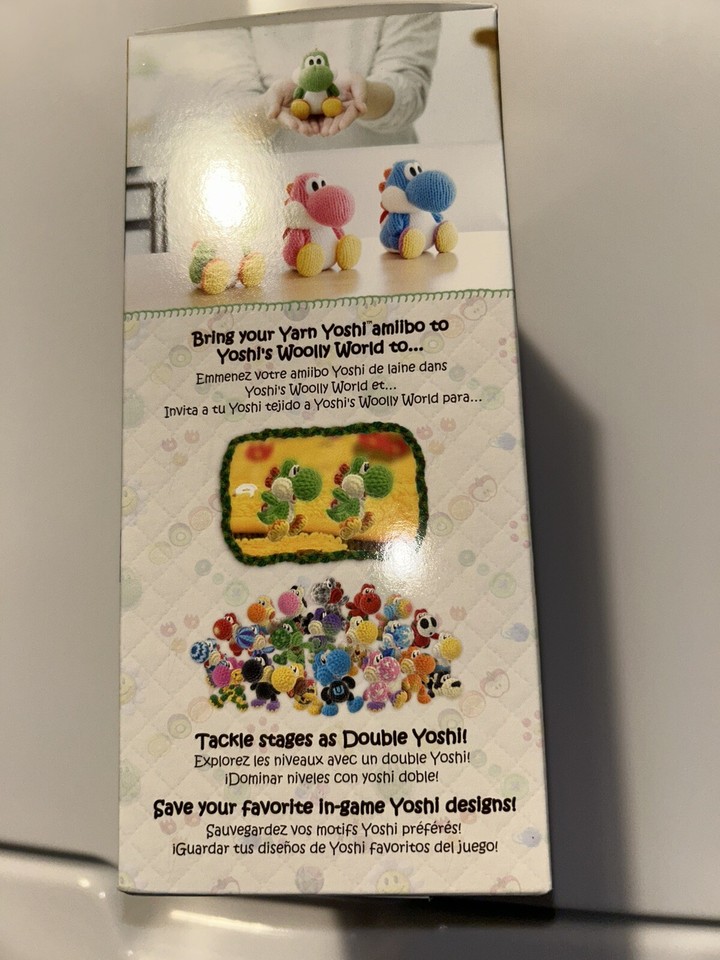 Yoshi’s woolly world green yarn Yoshi Amiibo | eBay