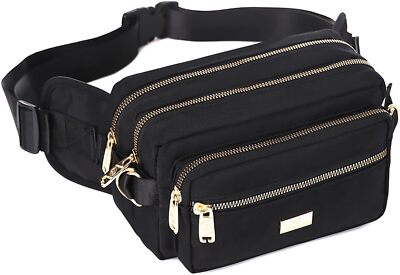 Extra Large Fashion Fanny Pack for Men Women, Waist Bag Waterproof ...