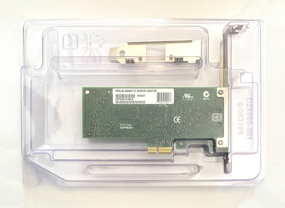 Intel Gigabit CT Desktop Adapter (EXPI9301CTBLK) 735858202176| eBay