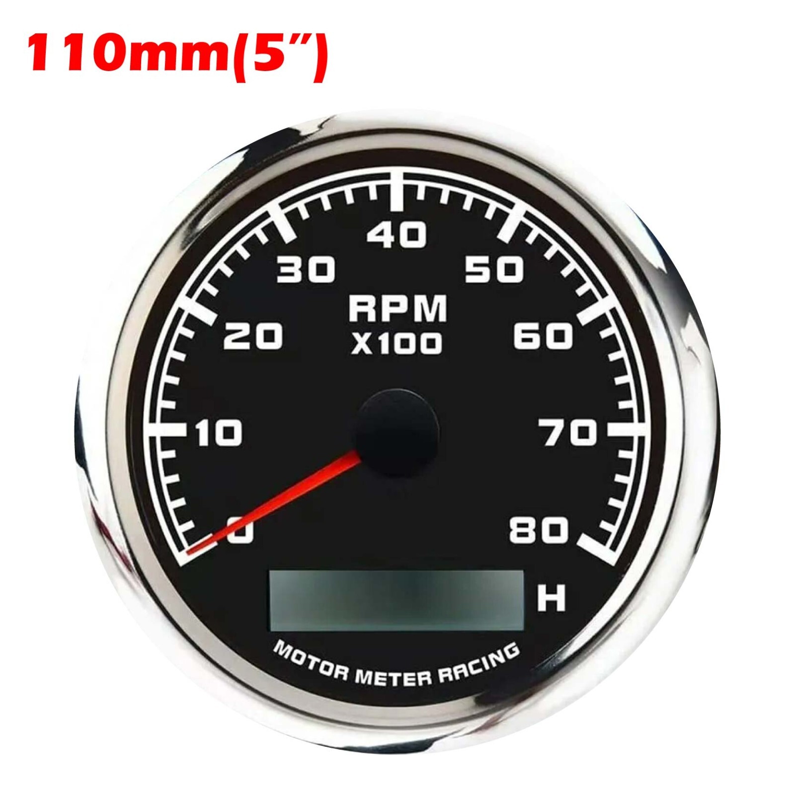 W PRO 110mm 3 Gauge Set GPS Speedometer 120 MPH Waterproof For Car ...