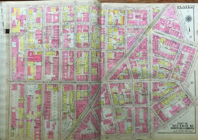 1911 MELROSE BRONX NY LEBANON HOSPITAL P.S. 51 & 52 E.152-E.161 STREET ...