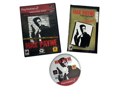 Max Payne PlayStation 2 PS2 Video Game Complete CIB W/ Manual Tested ...