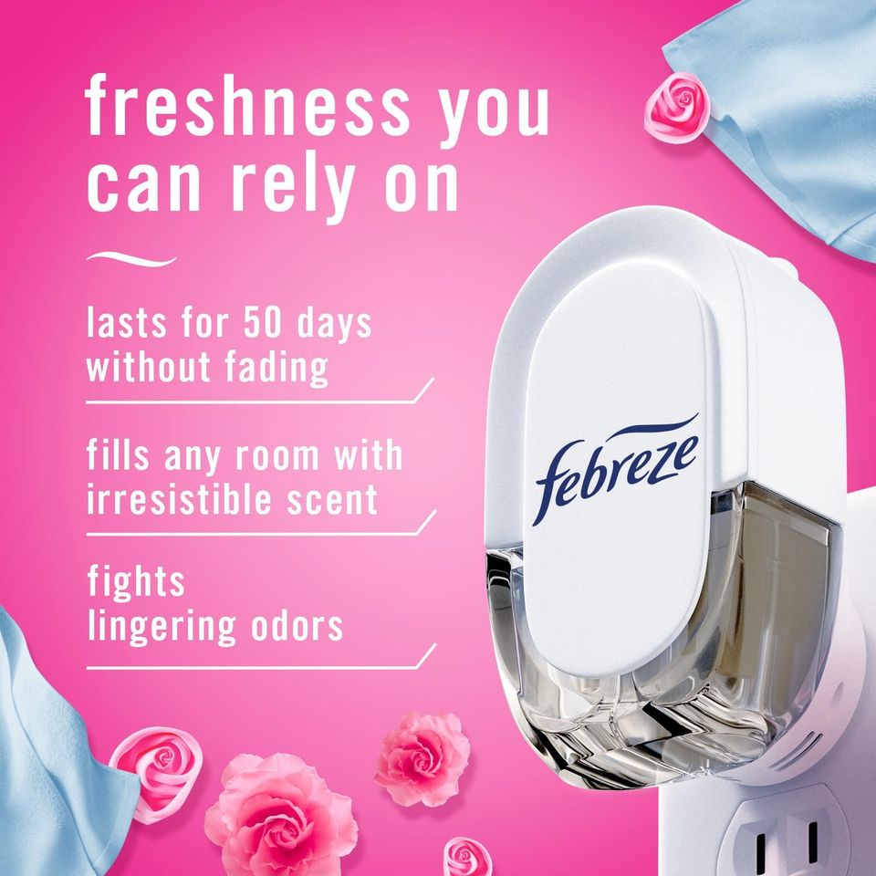 Febreze Air Freshener Plug In, Wall Diffuser, Plug in Air Fresheners ...