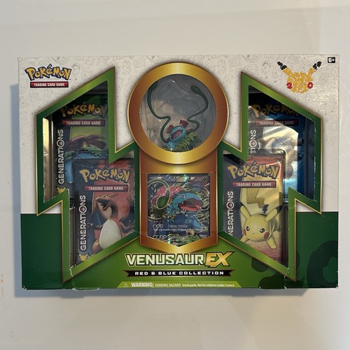 Pokémon Red & Blue Figure TCG Collection Venusaur EX Box Generations | eBay
