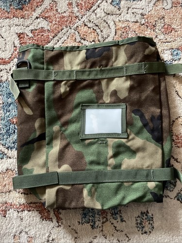 Molle RADIO POUCH WOODLAND Camo UTILITY Tote Pack US Army Military USGI ...