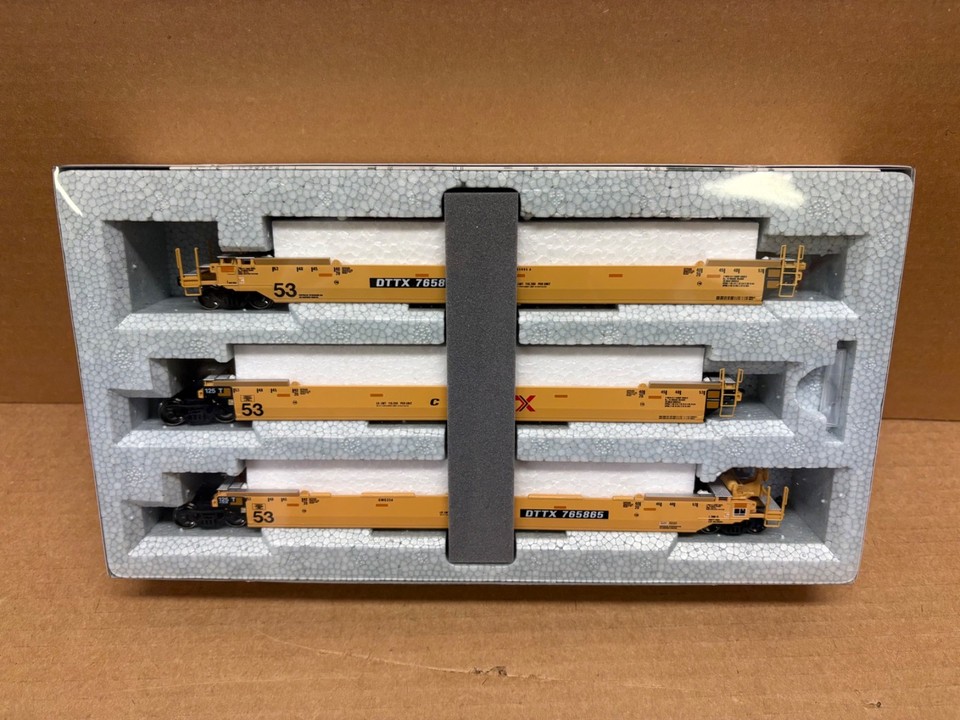 KATO HO Scale 30-9050 Gunderson MAXI-IV Double Stack Car TTX New Logo ...