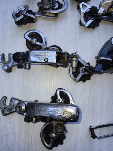 Vintage Bicycle Parts Road Bike Derailleurs Shimano Suntour Huret ...