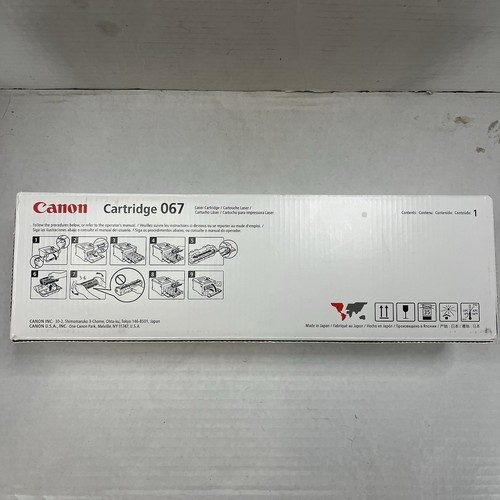 Canon 067 Black Toner Ink Cartridge Genuine Original Color Image Class ...