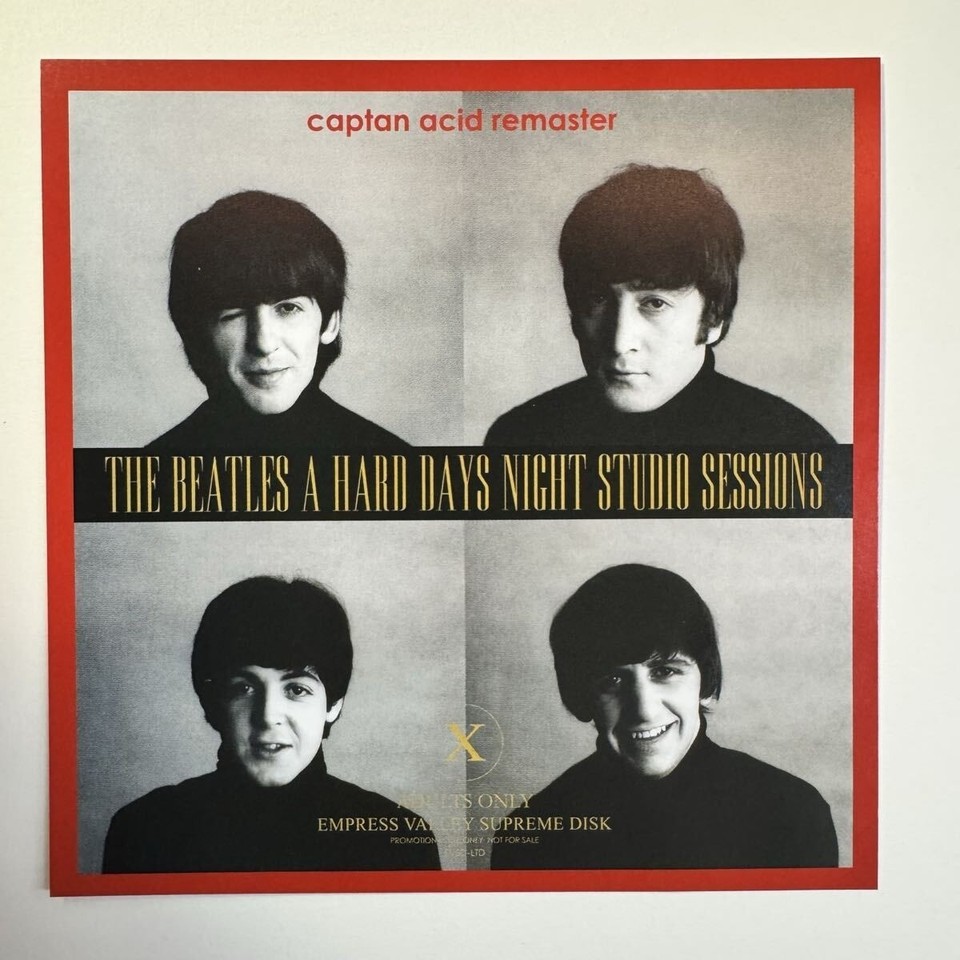 THE BEATLES / A HARD DAY’S NIGHT studio sessions captain acid remaster ...