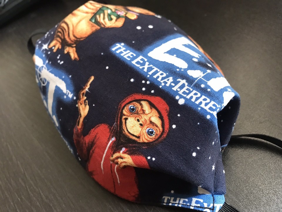 ET EXTRA-TERRESTRIAL HANDMADE TRIPLE LAYERS COTTON/POLYESTER MASK ...