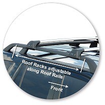 Prorack 2 Bar Roof Rack Kit for Land Rover Freelander 2 5dr SUV 2007 ...