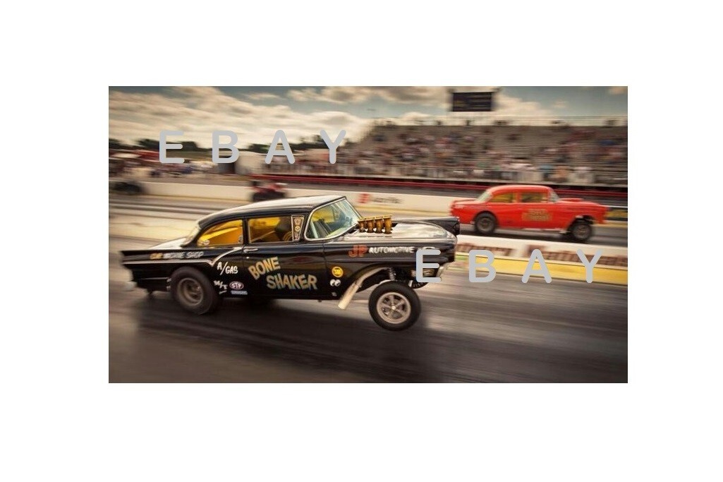 Found 4X6 Photo of Old BONE SHAKER Drag Race Car Bone Shacker Hot Rod ...