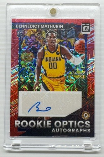 2022-23 Donruss Optic Benedict Mathurin Choice Prizm Rookie Optics Auto ...