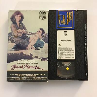 Back Roads VHS Rare OOP 1981 Sally Field Tommy Lee Jones | eBay
