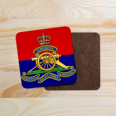 MILITARY GIFT IDEA - ROYAL ARTILLERY MILITARY COASTER - PERSONALISED ON ...