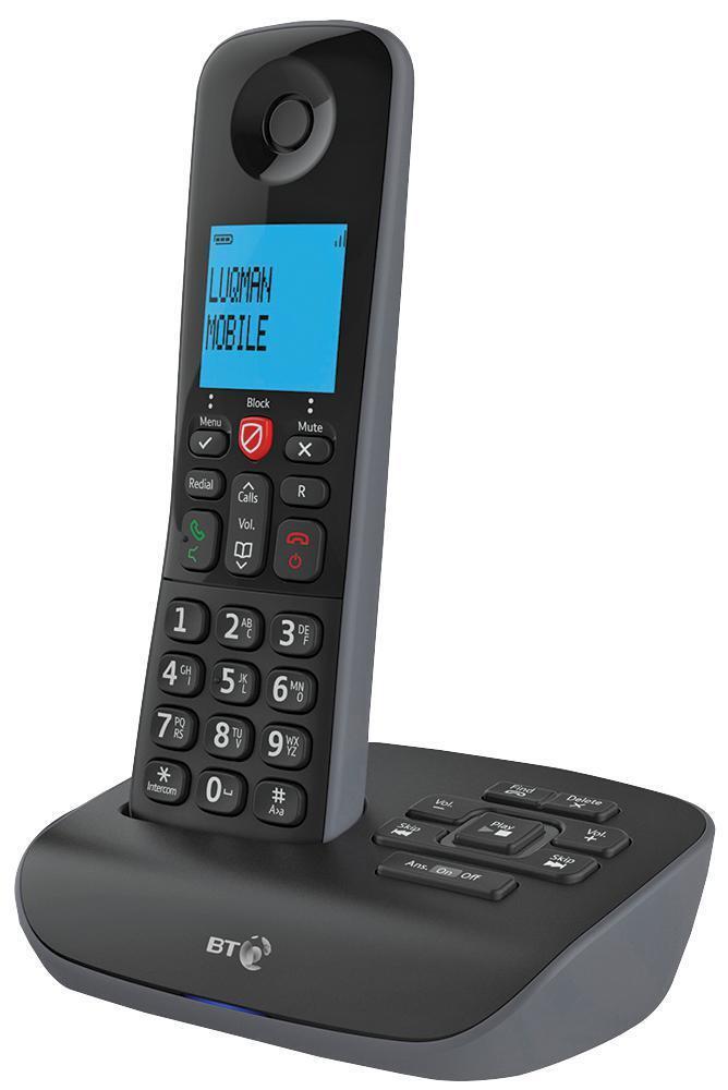 BT Essential DECT Phone with Call Blocking and Answer Machine Single ...