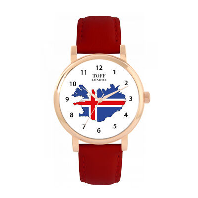 Toff London TLWS-45847 Ladies Iceland Flag Watch | eBay UK