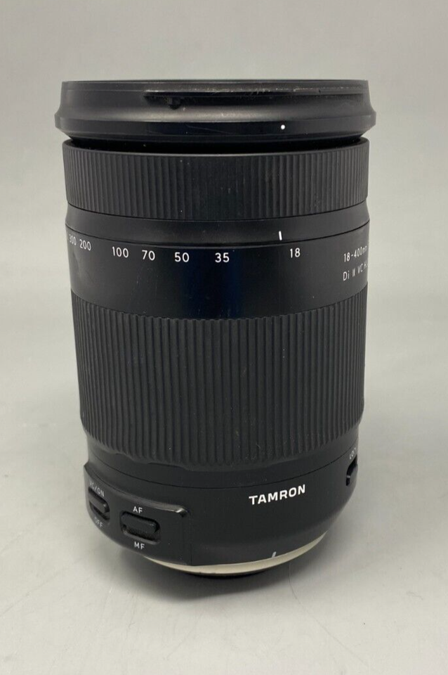 Nikon AF Mount Tamron 18-400mm f/3.5-6.3 Di VC HLD DX Lens Black-C/Read ...