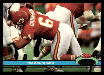 1991 Stadium Club #322 Tim Grunhard Kansas City Chiefs | eBay