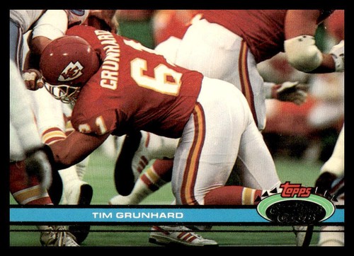 1991 Stadium Club #322 Tim Grunhard Kansas City Chiefs | eBay