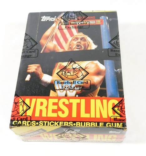 1987 Topps WWF Wrestling Trading Card Box 36 Packs X-Out BBCE Sealed | eBay