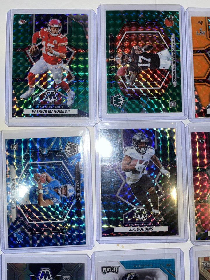 NFL Card Lot Of 24 Cards,Tom Brady,Patrick Mahomes | eBay