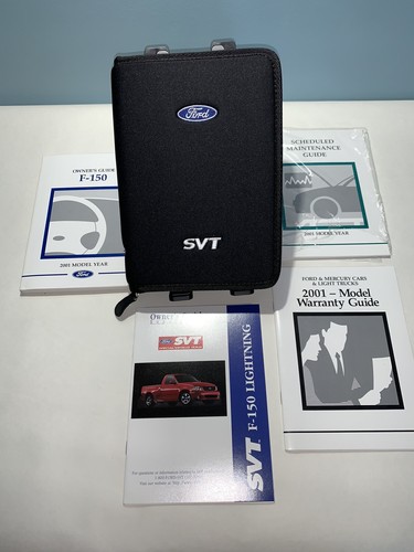 Ford F-150 Lighting 2001 SVT Owners Manual Users Guide Set !!!Wow | eBay