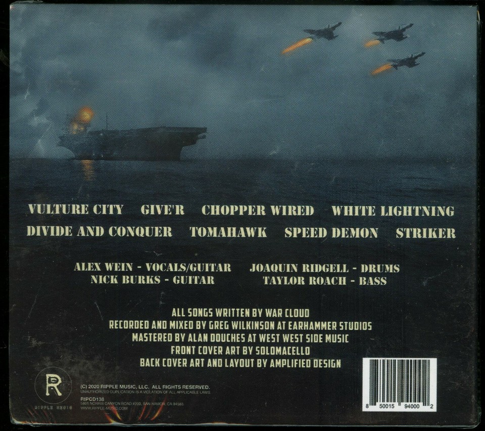 War Cloud Earhammer Sessions CD new warcloud | eBay