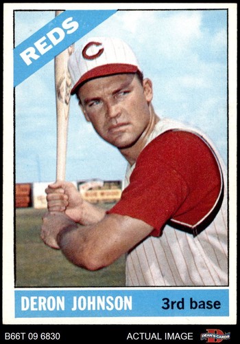 1966 Topps #440 Deron Johnson Reds 7 - NM | eBay