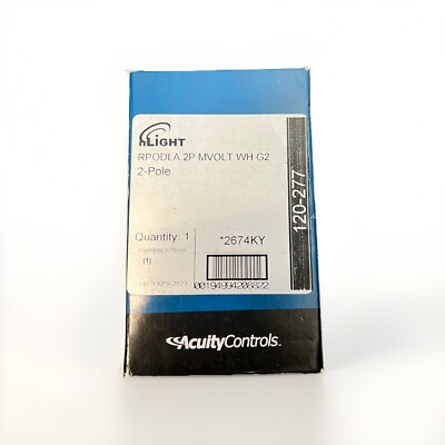 RPODLA 2P DX MVOLT G2 2-Pole nLight - Acuity Controls 120-277v Wall ...