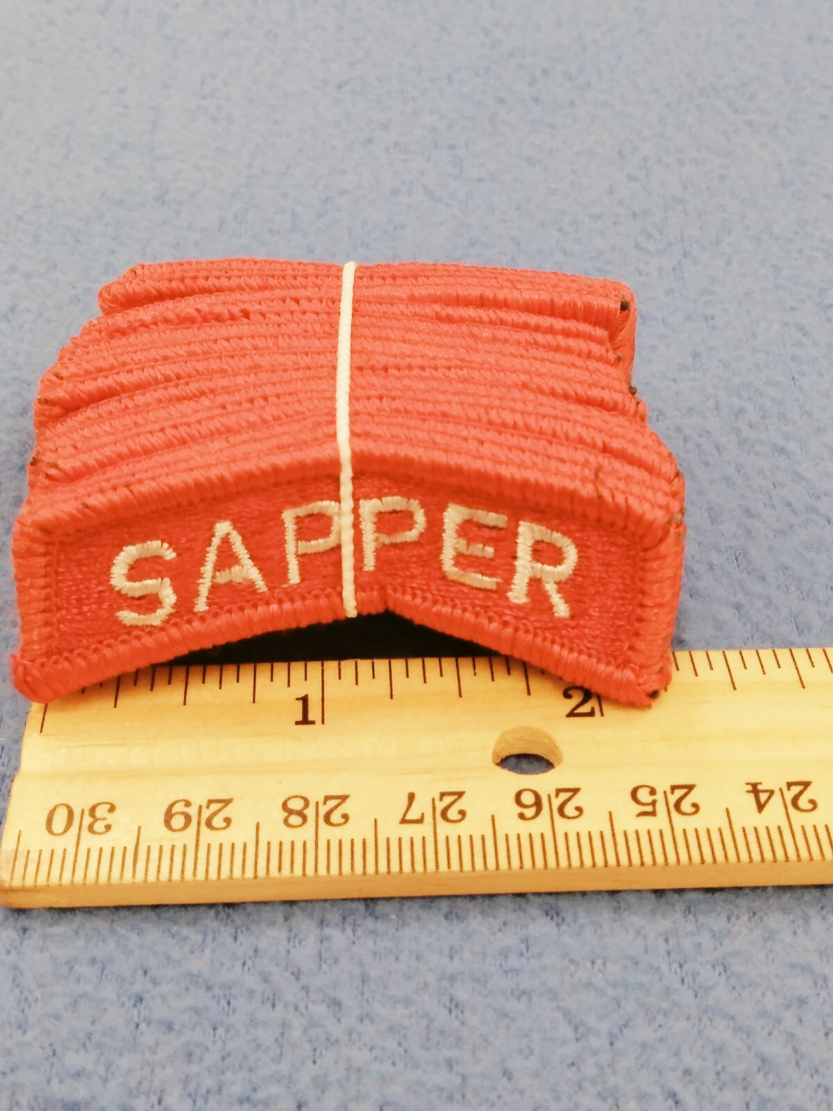 BUNDLE OF 20 - US ARMY SAPPER TAB PATCHES RED WHITE - NEW | eBay