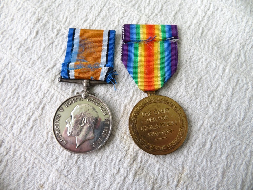 PAIR WWI MEDALS S24331 PTE W.J. ELRICK, GORDON HIGHLANDERS | eBay UK