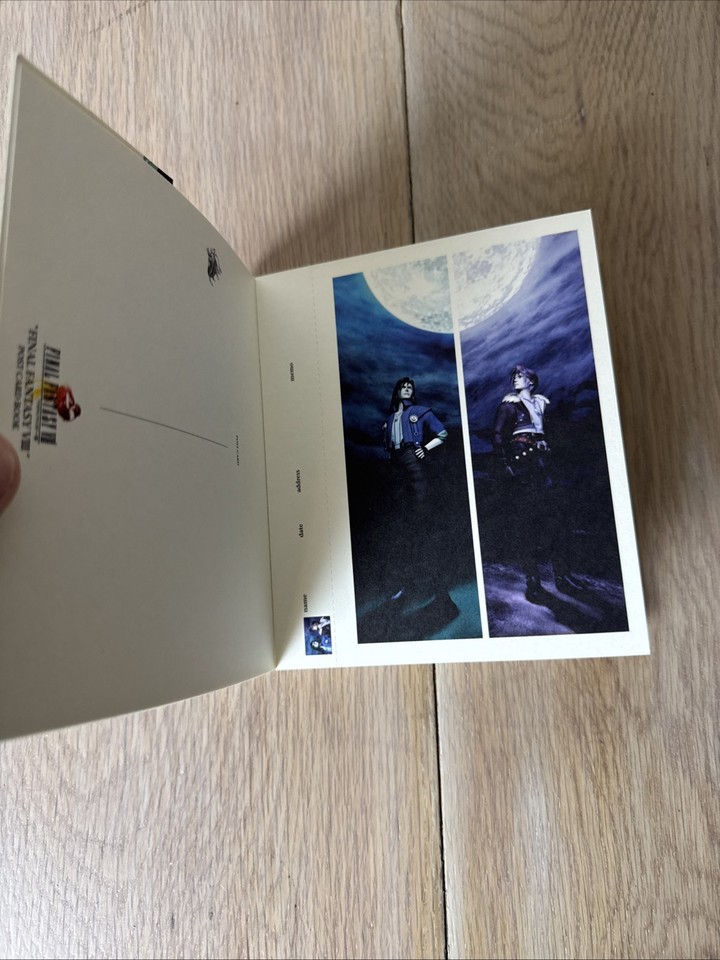 Final Fantasy VIII Postcard Book Yoshitaka Amano Art book JAPANESE 1999 ...