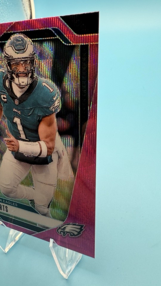 2024 Panini Prizm - Jalen Hurts #231 Pink Wave Prizm Eagles /holo ...