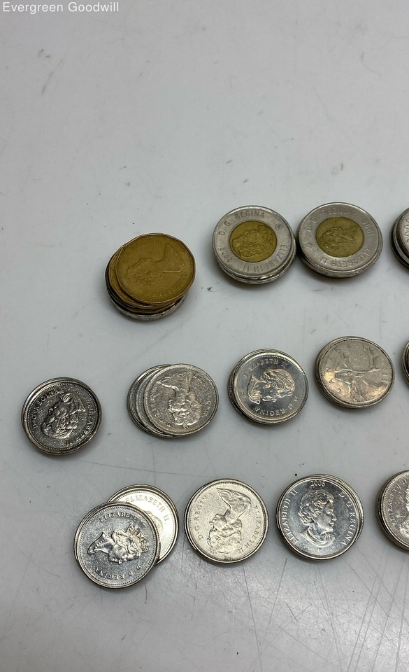 100 Face Value Canada Dollar Coins Cash Currency | eBay