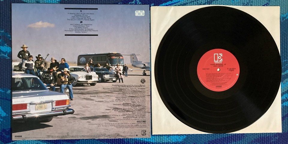 HANK WILLIAMS, JR. Lp Record HIGH NOTES Outlaw Country NM | eBay