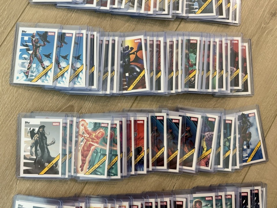 2025 Topps Chrome Marvel promo set card LOT of 118 cards iron man ...