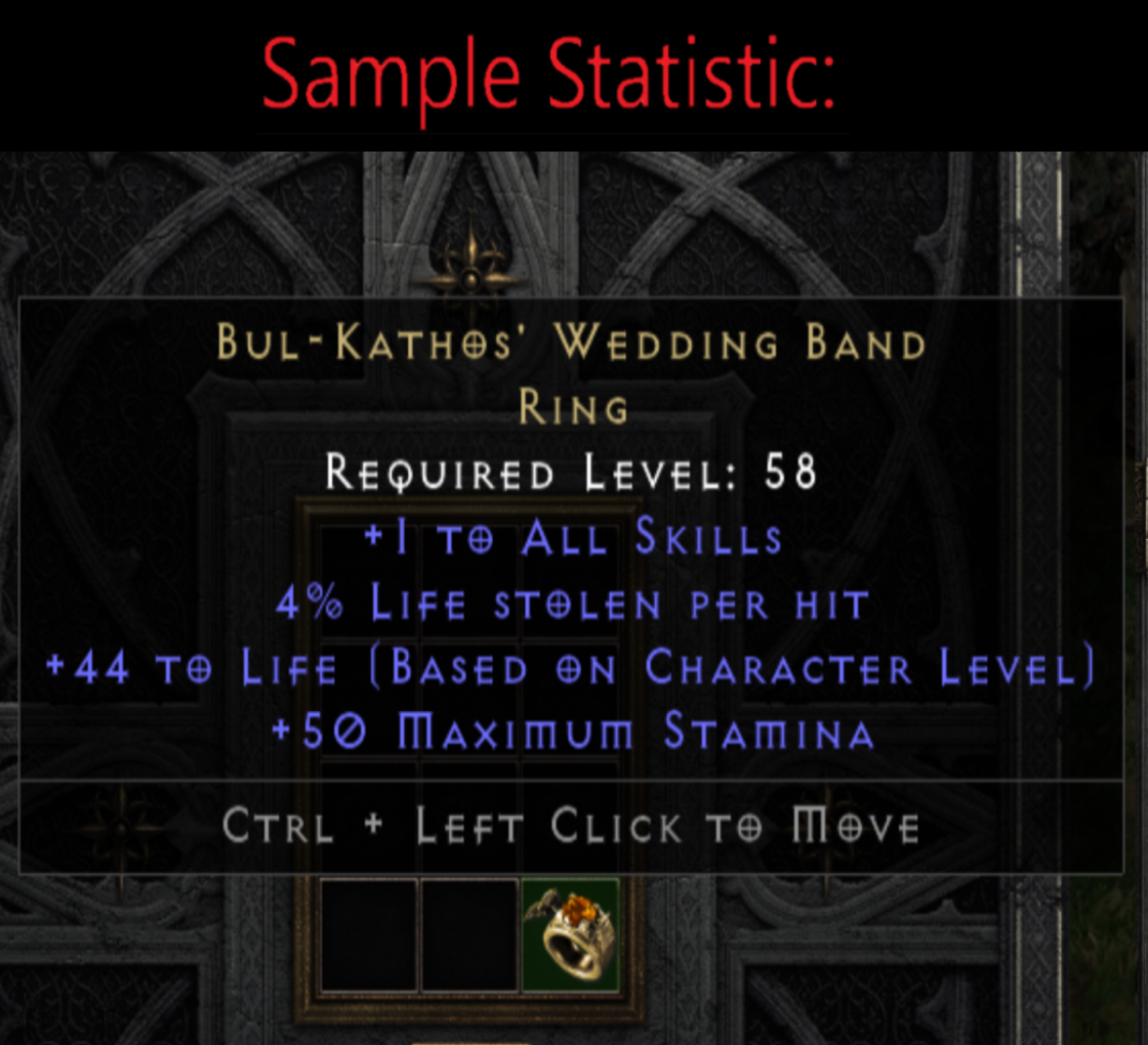 PC PS4 PS5 XBOX SWITCH Bul-Kathos BK Ring 3-5ll Diablo 2 Resurrected ...